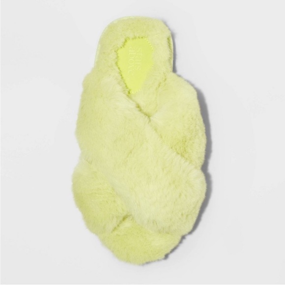 stars above | Shoes | Stars Above Paris Yellow Slippers Nwt Furry ...
